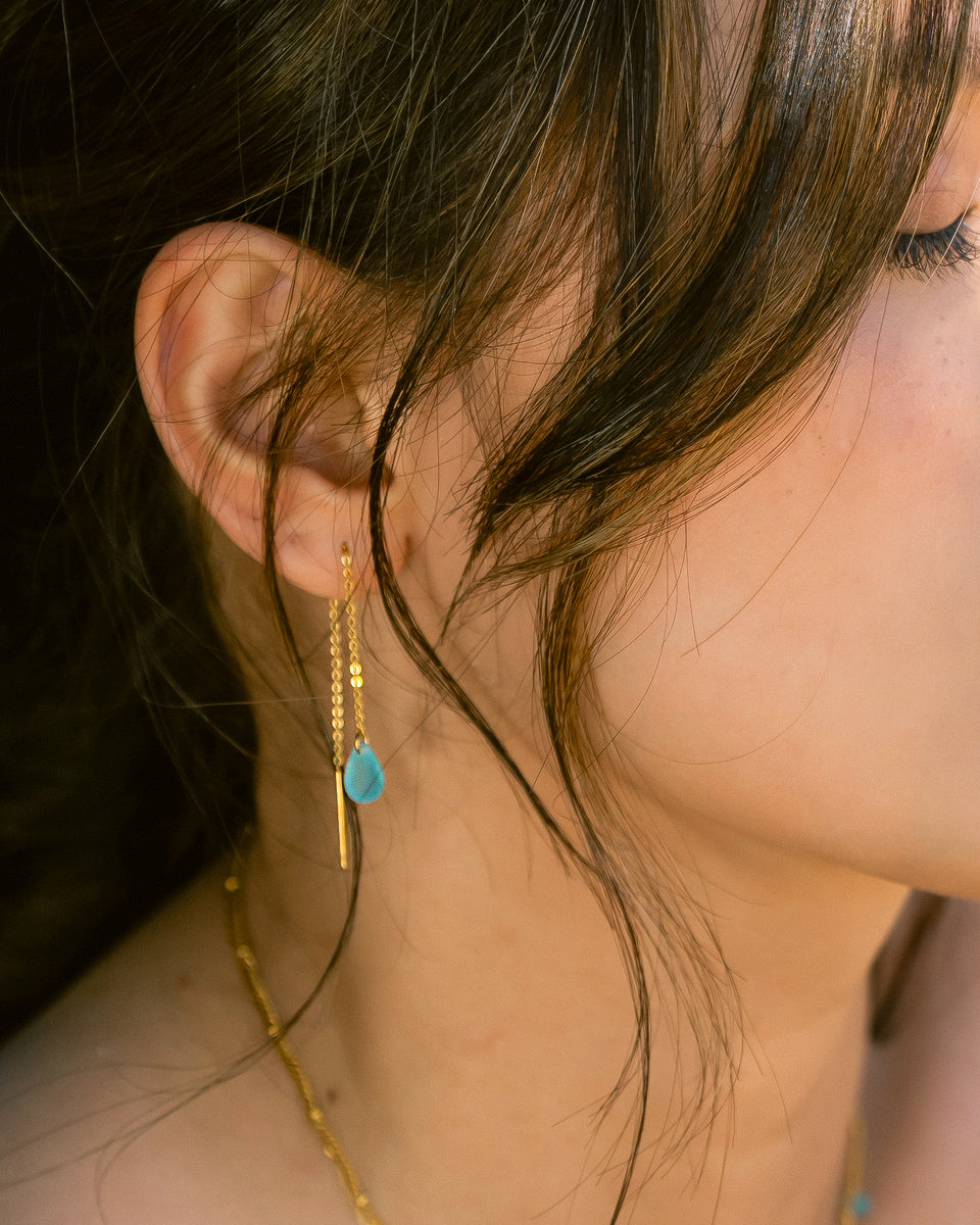 Mini Paradiso Thread-Through Earrings – ISLA.PH