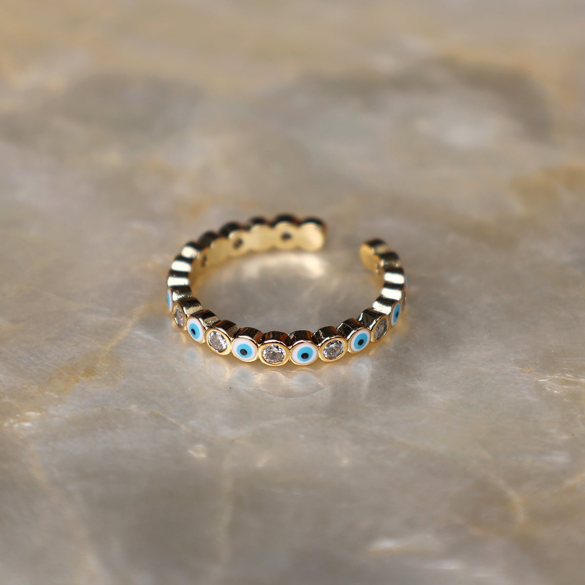 Oxeanne Eyes Adjustable Beach-Proof Ring – ISLA.PH