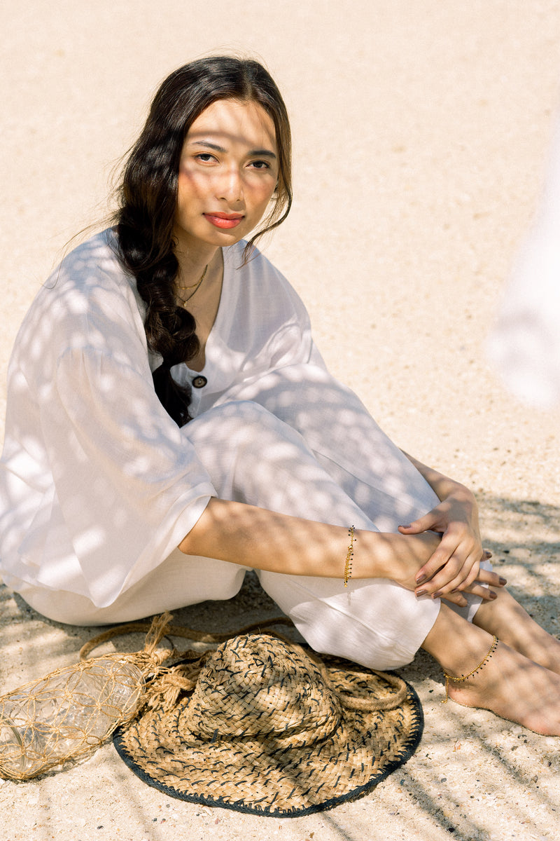 "Raya” Beach-Proof Bracelet (Black) – ISLA.PH