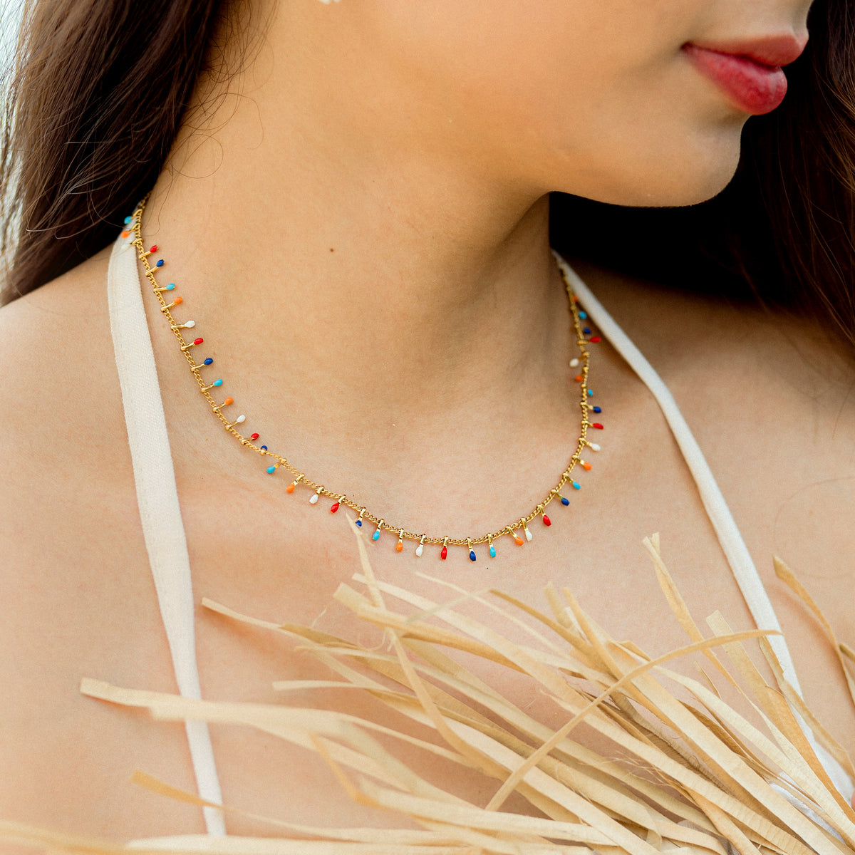 “Raya” Beach-Proof Necklace (Sunrise) – ISLA.PH