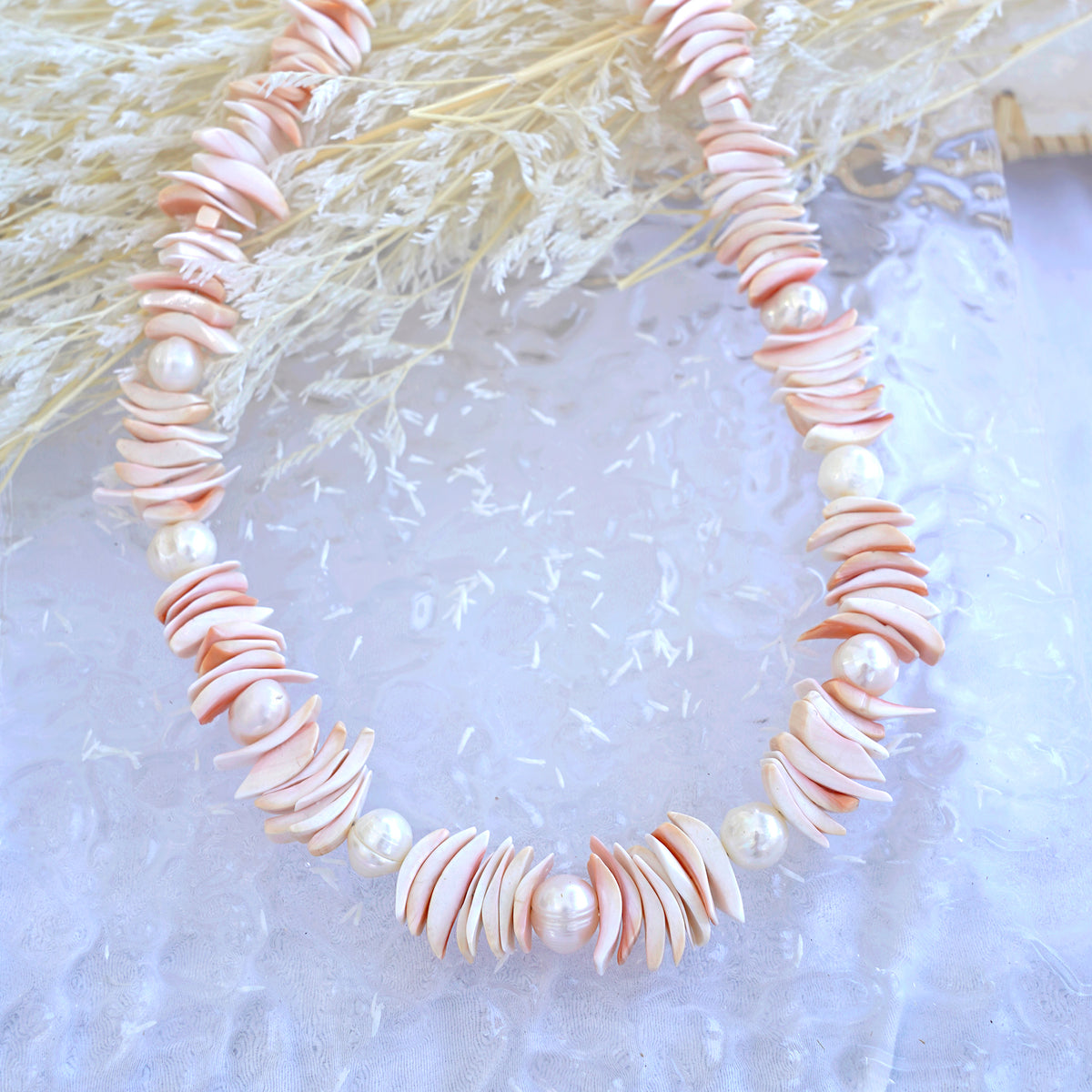 Nu Sunset Shells & Pearls Necklace – ISLA.PH